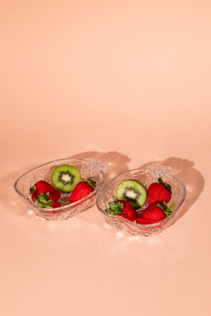 Vintage Italian pineapple glass bowls set of six - Break The Mould Magasin